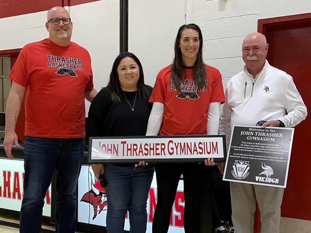 Longtime coach Thrasher in hoops heaven at Northern | The Sarnia Observer