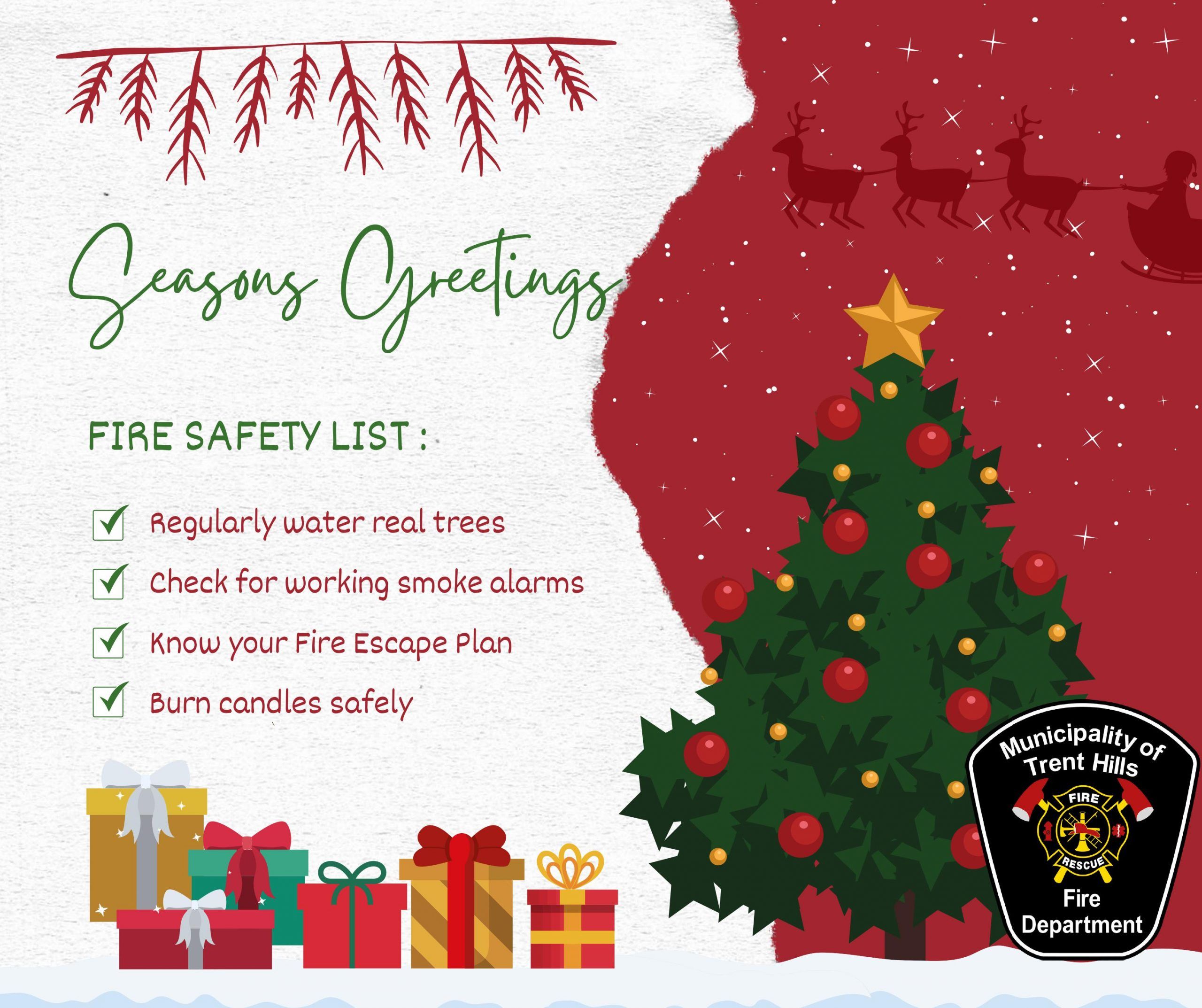 Seasons Greetings Fire Department | The Community Press