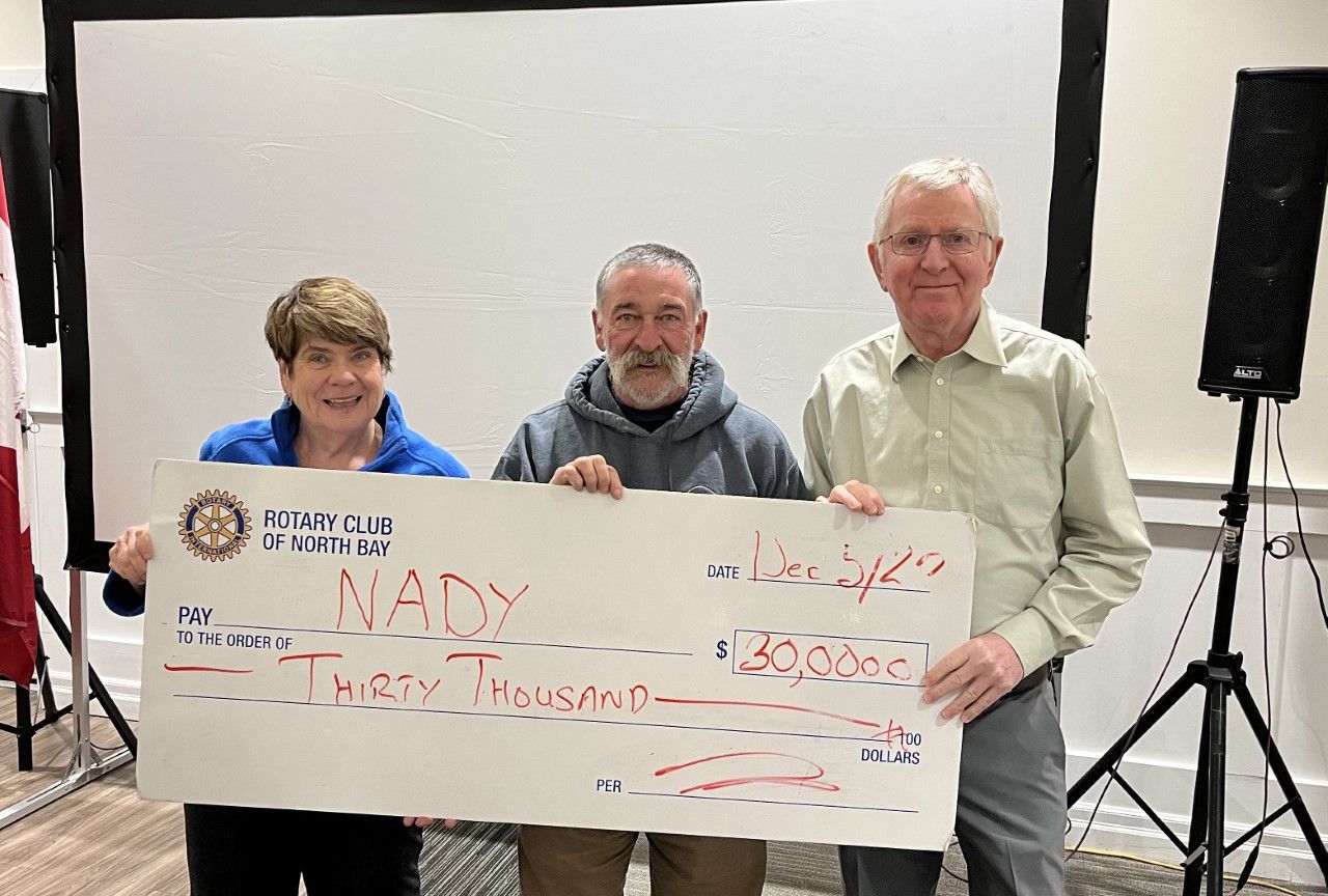 The Rotary Club of North Bay steps up for NADY | North Bay Nugget