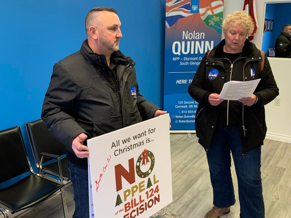 Season's greetings for Nolan Quinn as CUPE reps read wish list ...