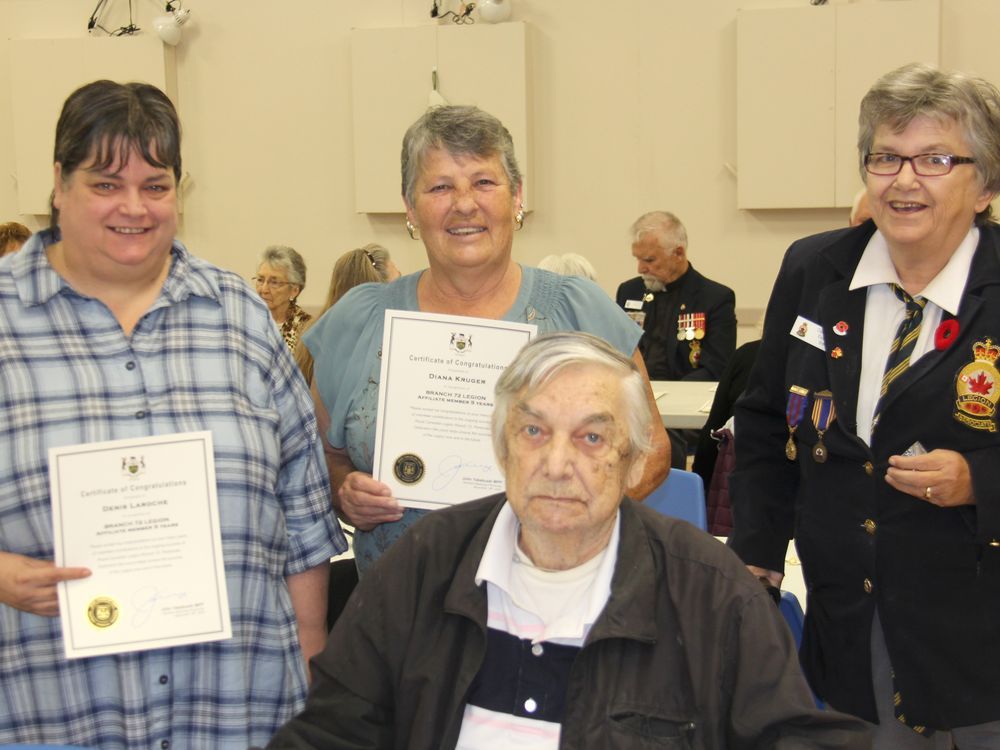 Royal Canadian Legion Pembroke Branch holds annual Honours and Awards ...