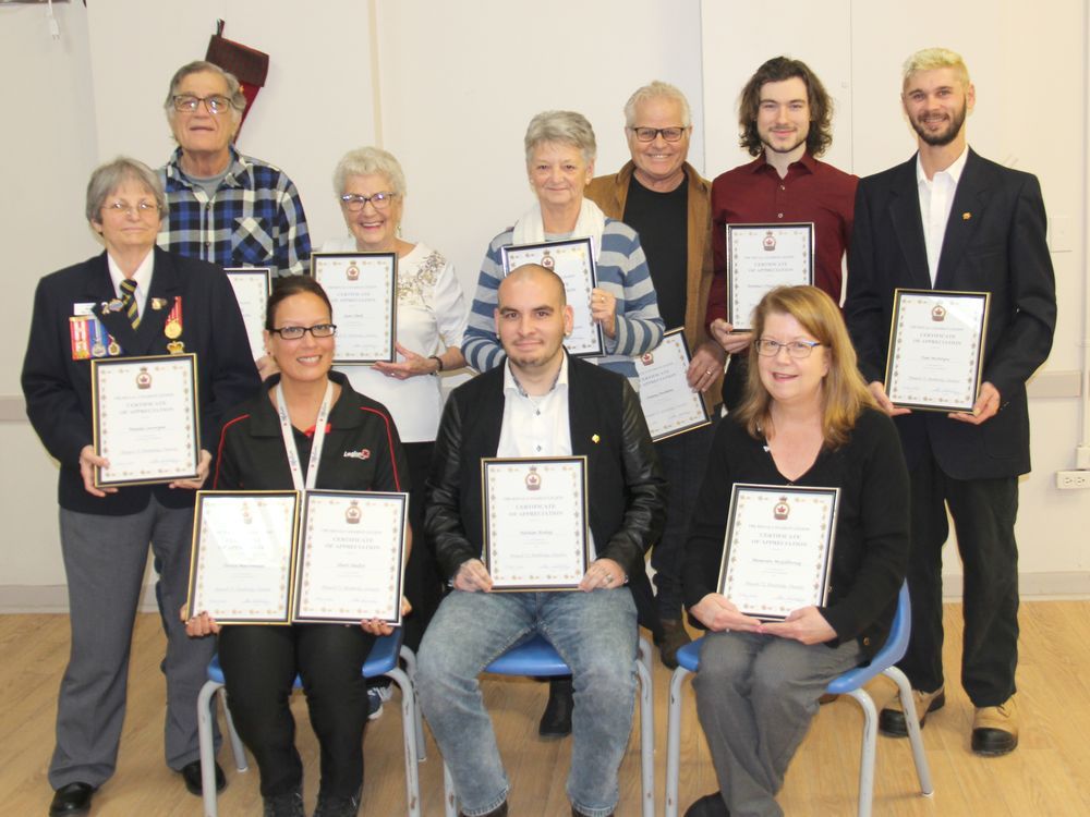 Royal Canadian Legion Pembroke Branch holds annual Honours and Awards ...