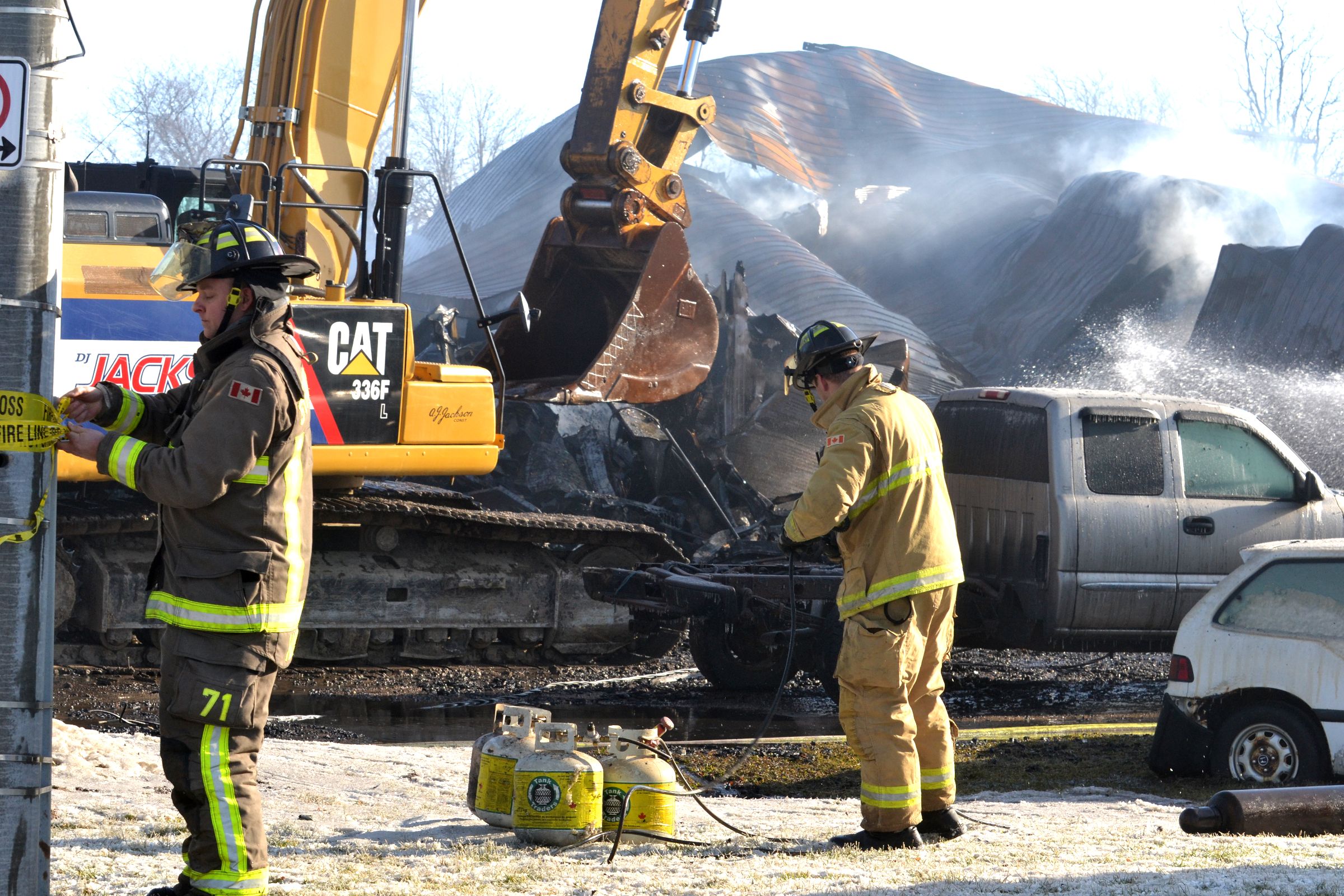 Stratford firefighters battle industrial fire on Monteith Avenue | The ...