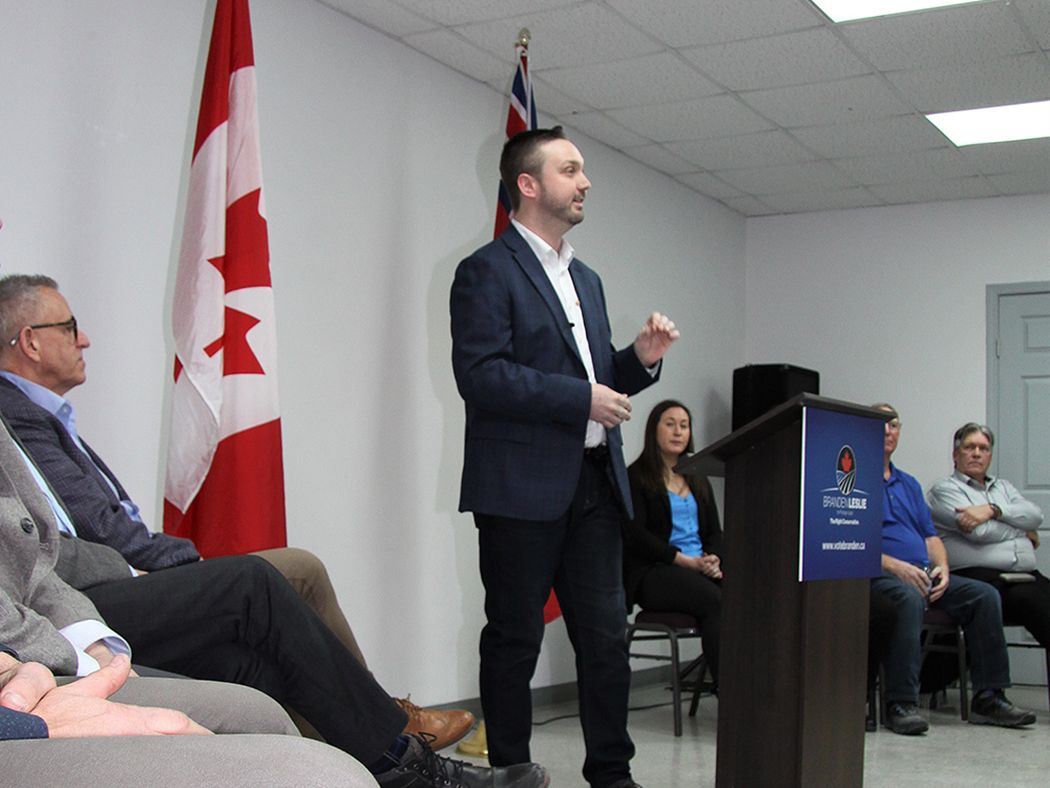 Branden Leslie launches campaign for Conservative nomination | The ...