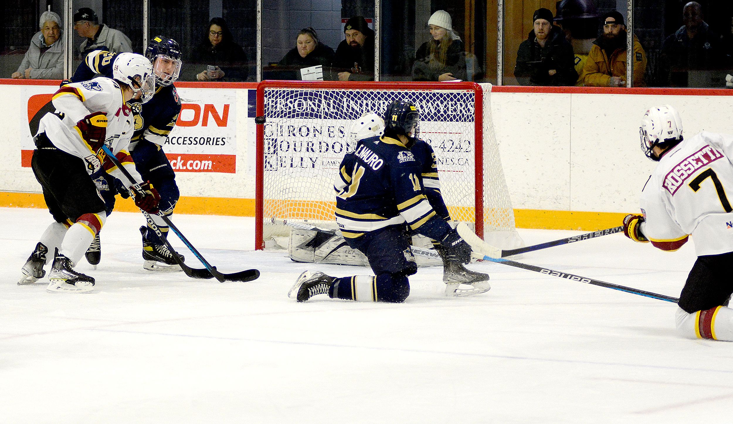 Rock blank Gold Miners in first half of home-and-home series | The ...