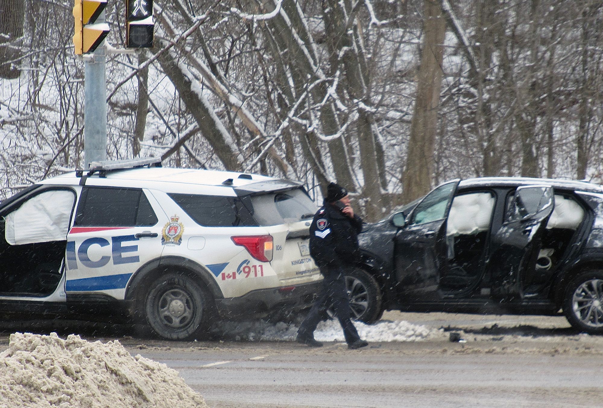 Kingston Police cruiser, SUV involved in collision | The Kingston Whig ...