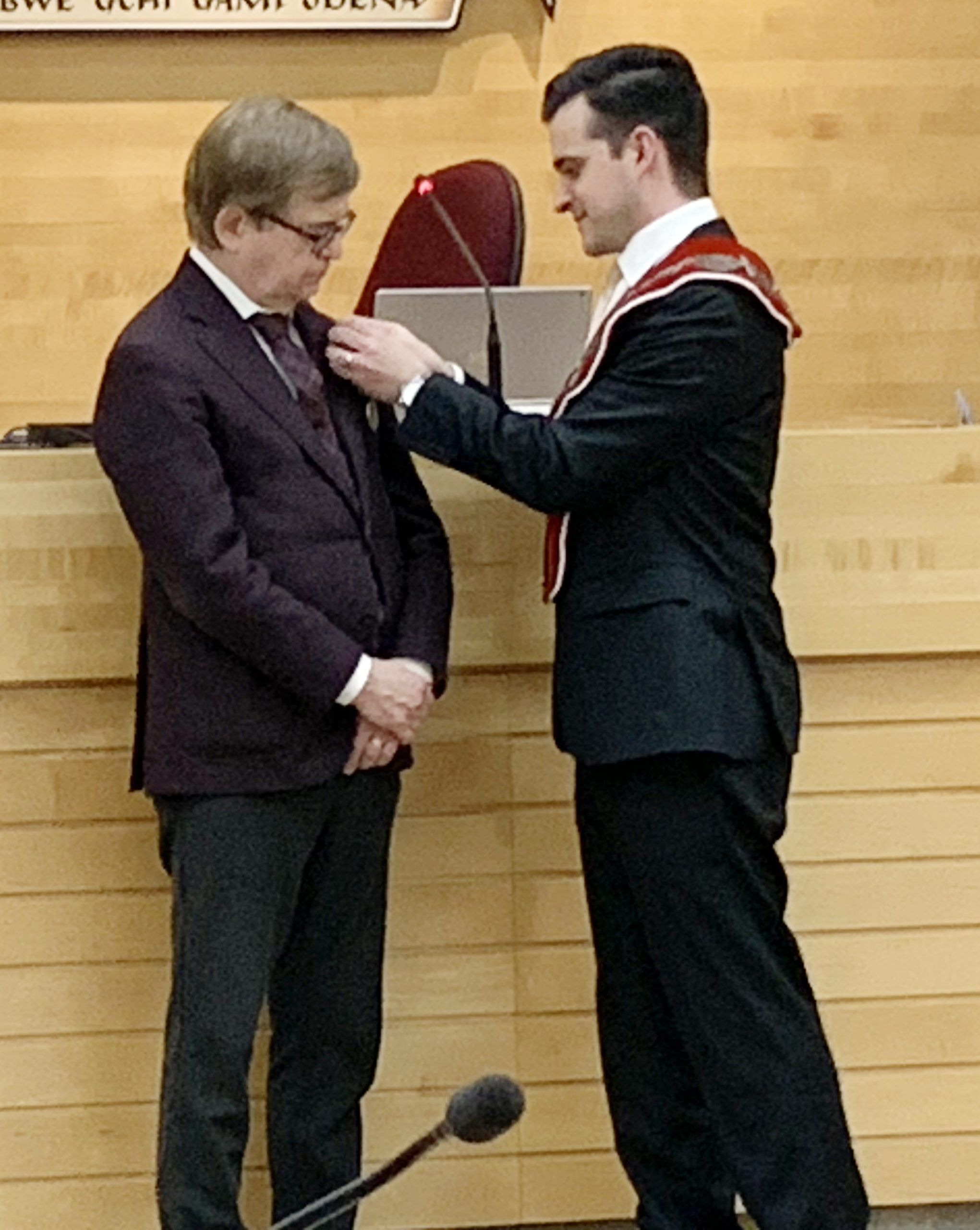 Honoured: Sibbald receives Medal of Merit | Sault Star