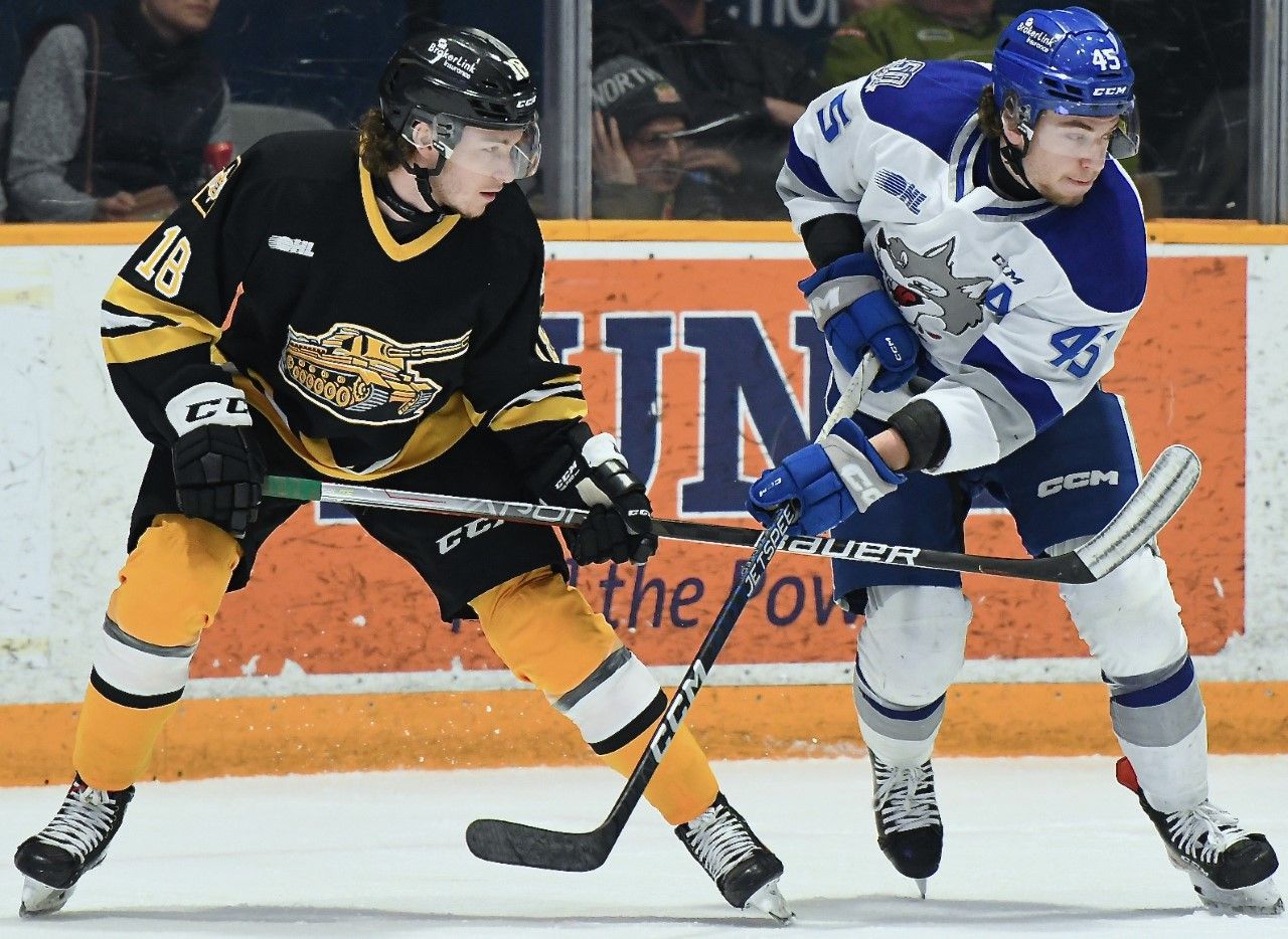 Battalion grind out win over Wolves | North Bay Nugget