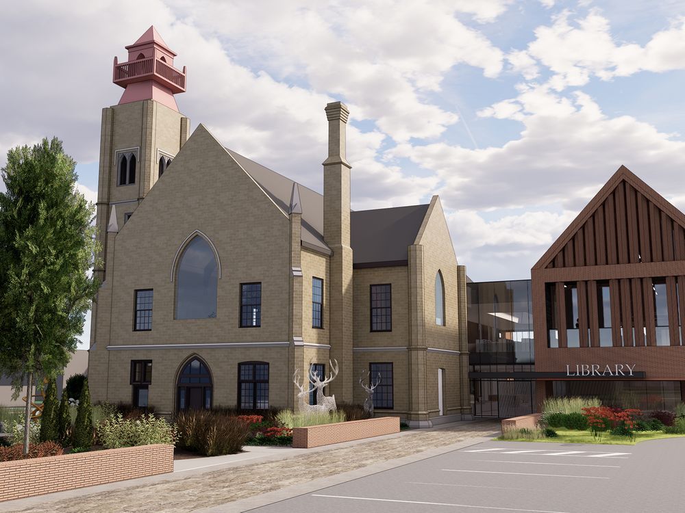 Draft designs of new Paris library on display at open house | Brantford ...