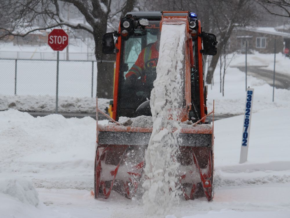 Clearing snow from Cornwall's sidewalks a major task | Cornwall ...