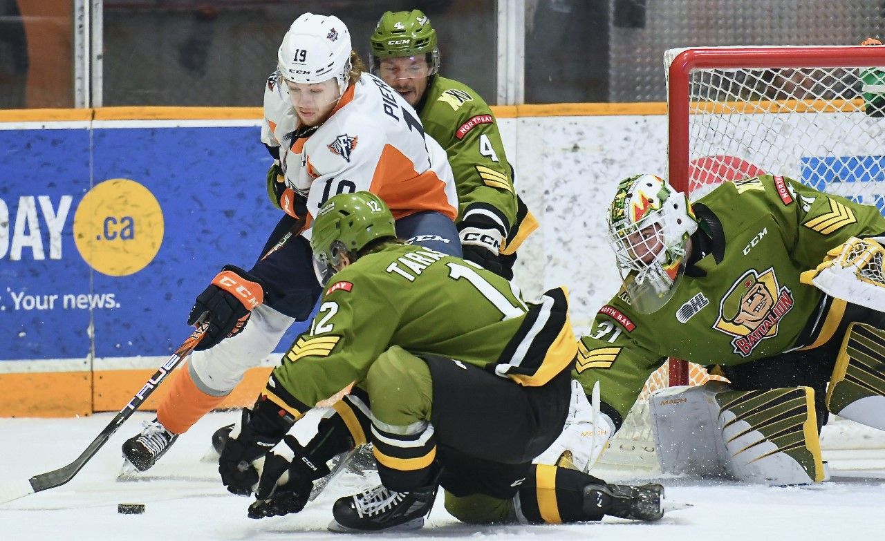 Battalion get three from Kyle McDonald and dump the Flint Firebirds ...