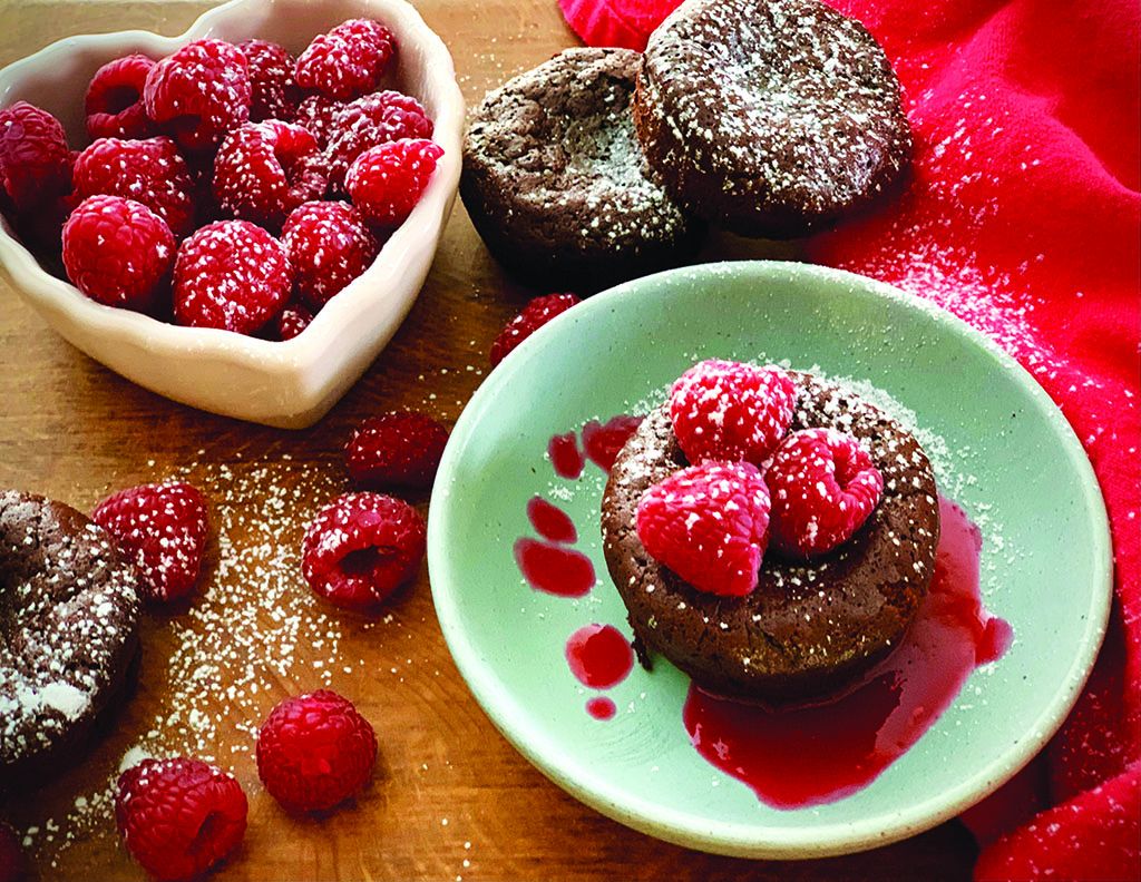 Stacys Kitchen Fudgy Chocolate Cakes With Raspberry Sauce Spruce Grove Examiner