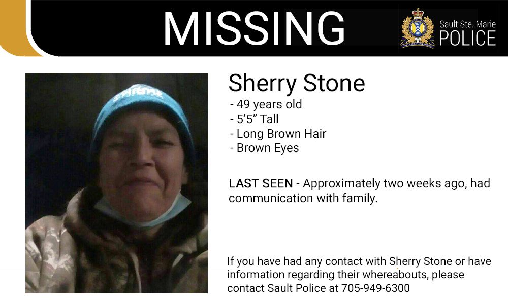 Sherry Stone is missing | Sault Star