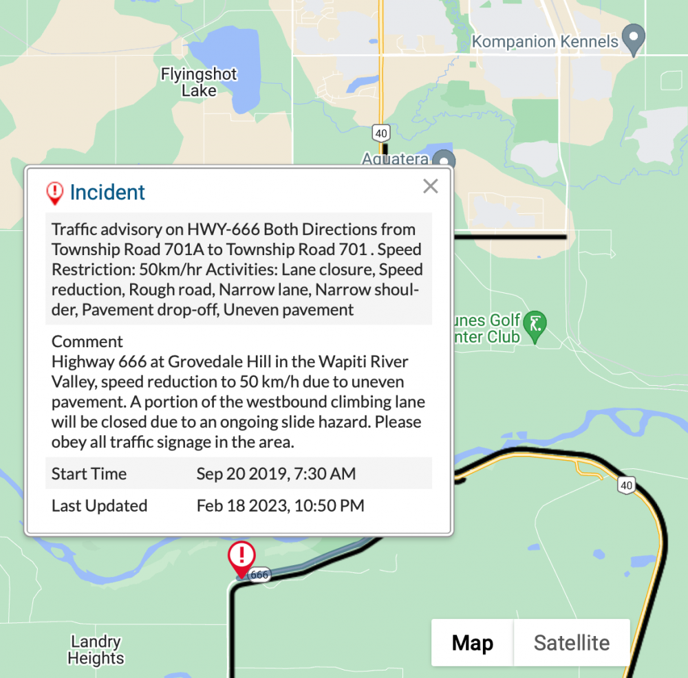 Heed Hwy 40 construction zones and detours | Grande Prairie Daily ...