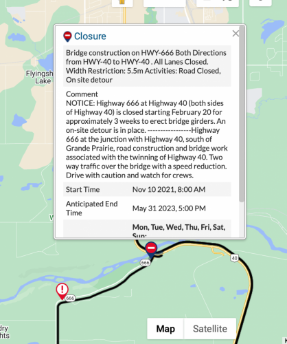 Heed Hwy 40 construction zones and detours | Grande Prairie Daily ...