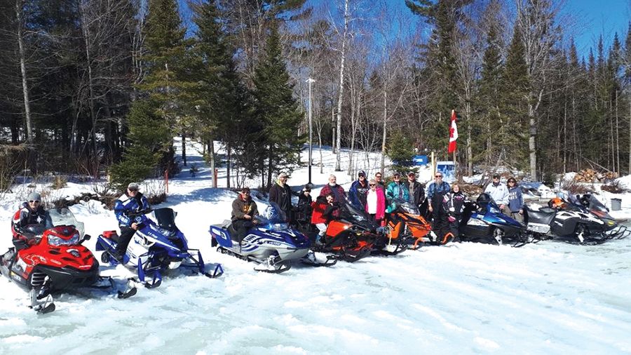 Spanish River Snowmobile Club holds annual poker run | Mid-North Monitor