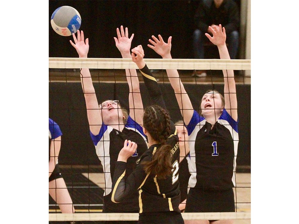 PHOTOS: SDSS Golden Bears sweep Mitchell Blue Devils in senior girls ...