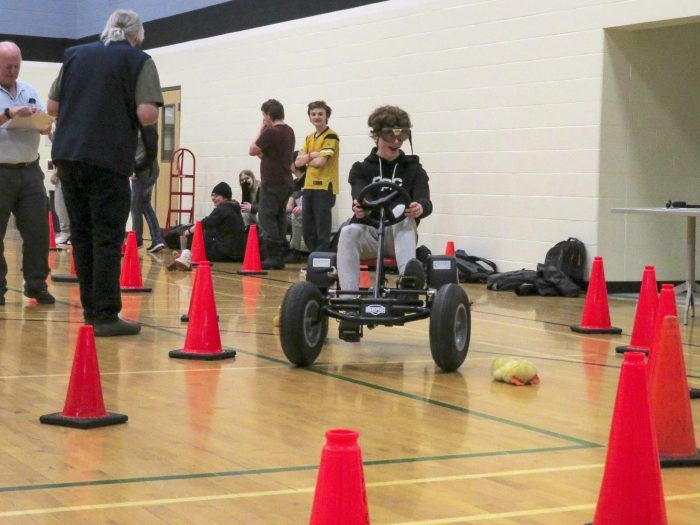 Impaired obstacle course prep young drivers for dangers of the road ...