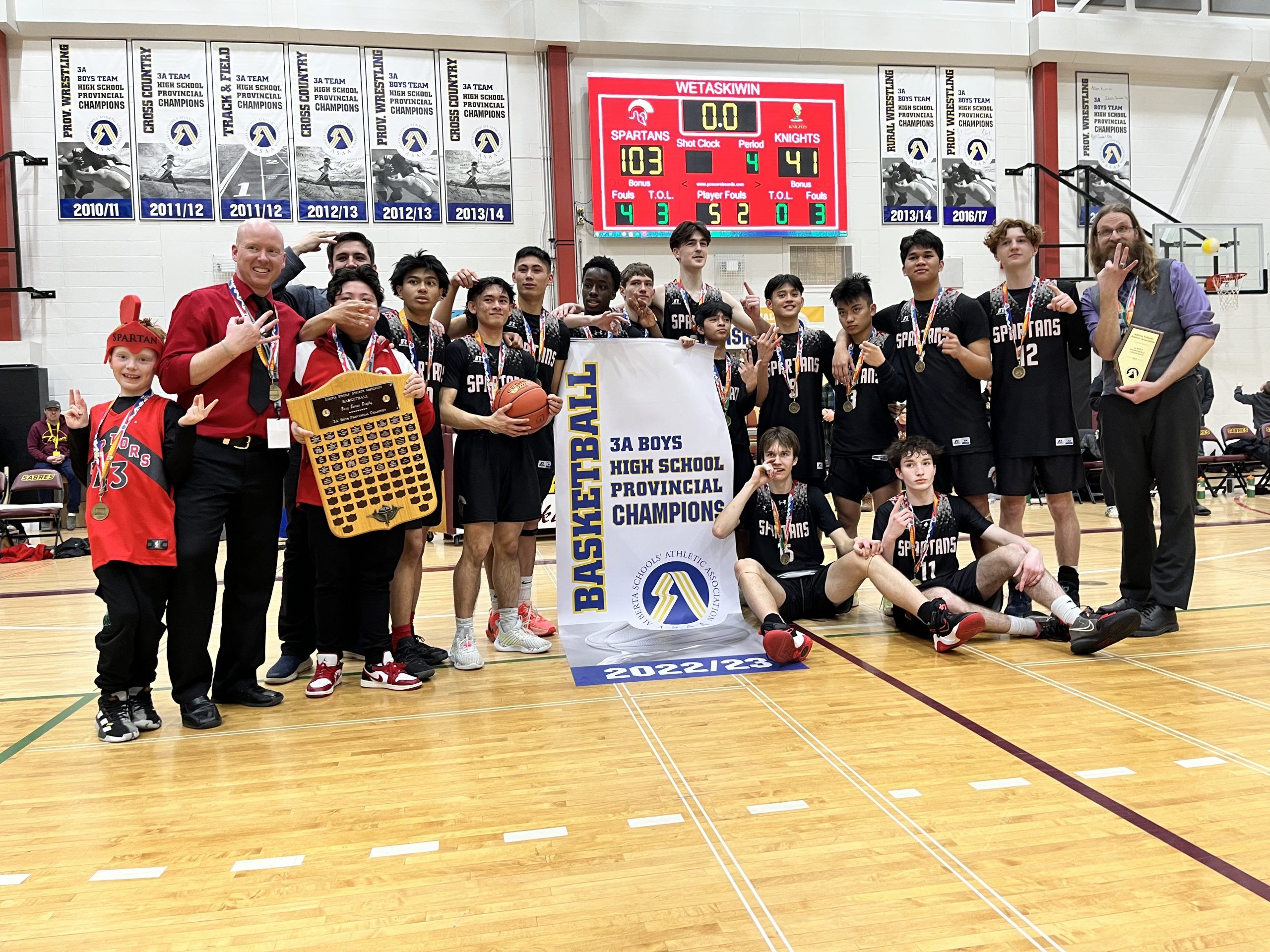 Spartans senior boys' basketball win ASAA 3A Provincial Championships ...