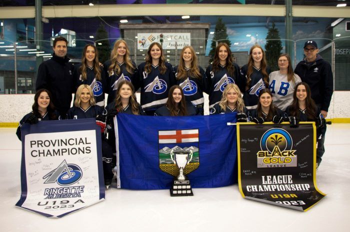 Park's U19A Ringette takes historic provincial banner | Sherwood Park News