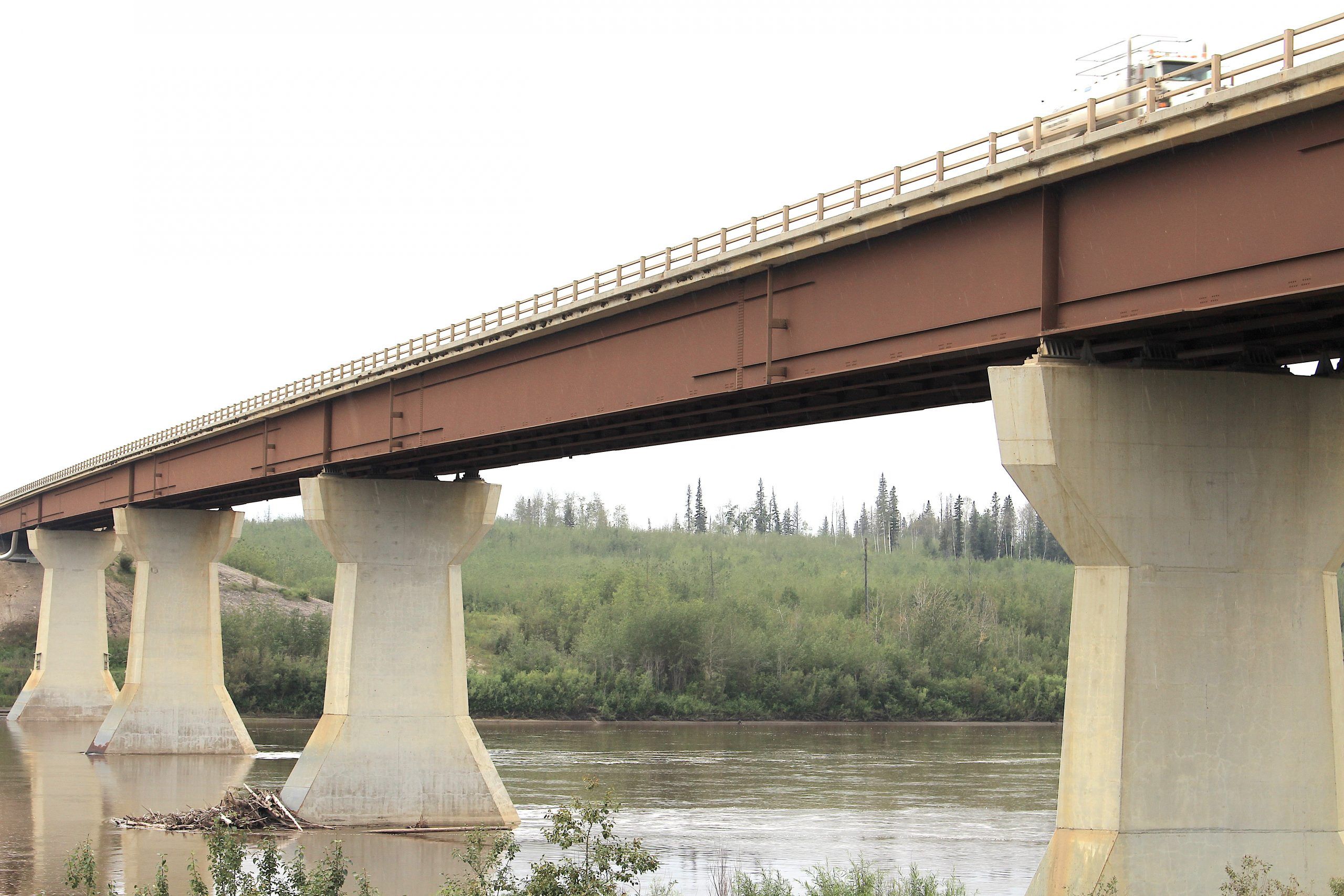 Alberta twinning 12 kilometres of Highway 63 north of Fort McMurray ...