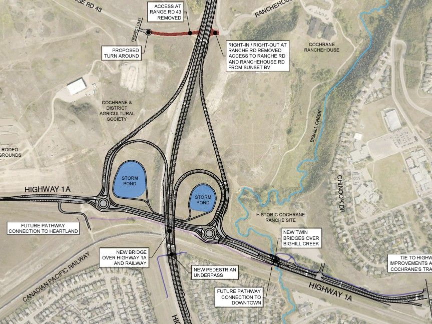 Highway 1A-22 interchange construction to start in early May | High ...