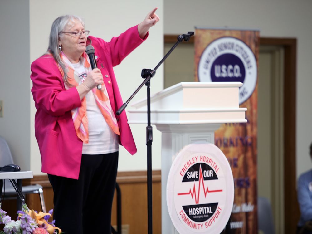 Chesley residents rally, want ER returned to 24/7 service | Hanover Post