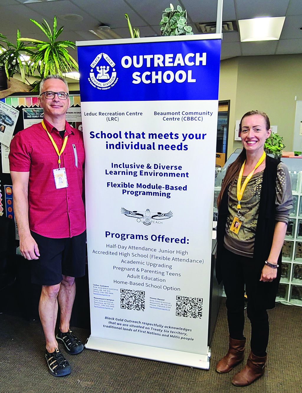 Black Gold Outreach set up in Leduc Rec Centre | Leduc Representative