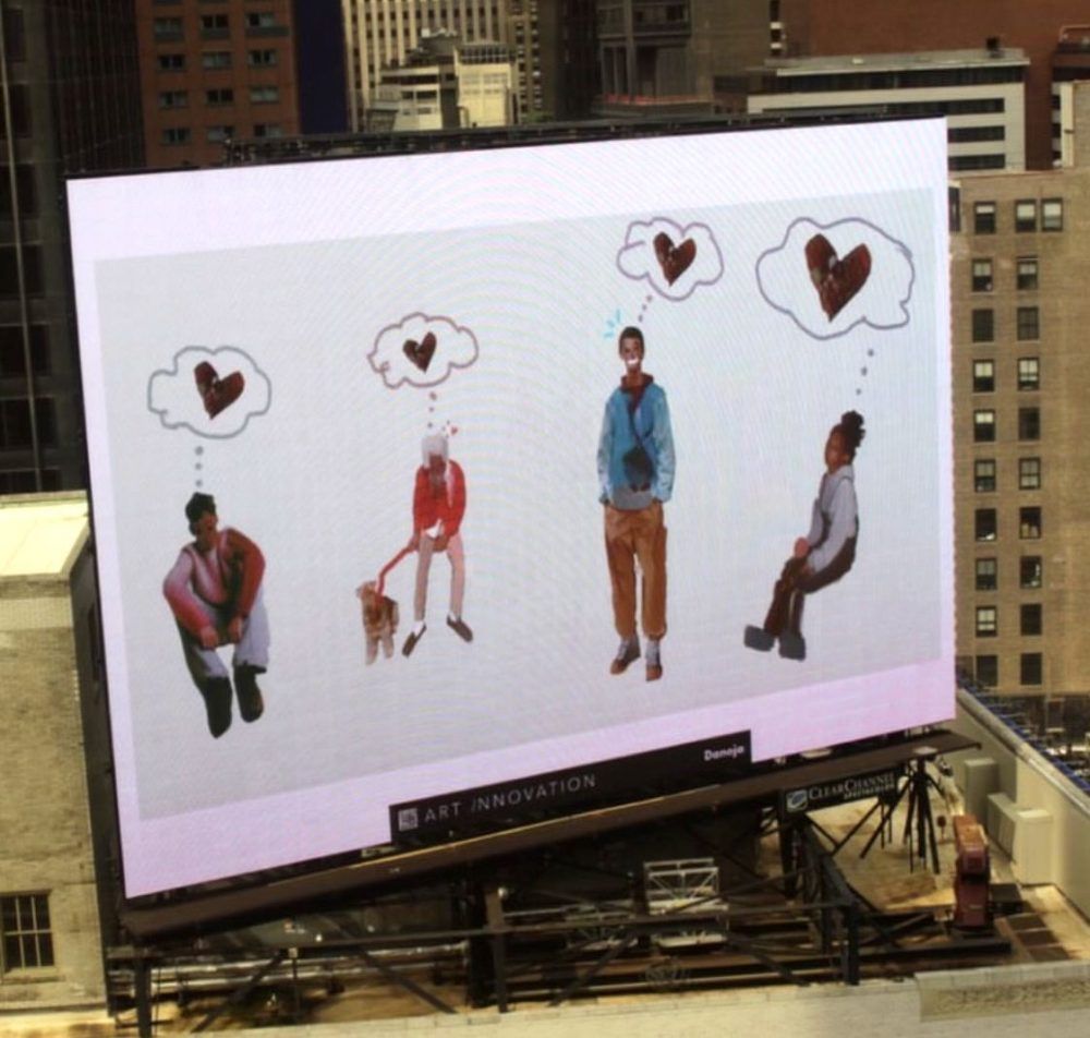 Emerging Stratford artist has piece displayed above Times Square as ...