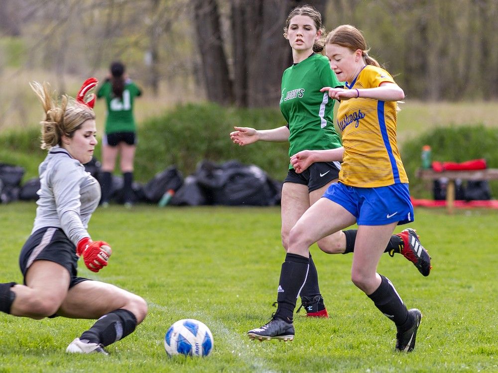 Mustangs win 'big game' against Eagles in girls soccer | Brantford ...