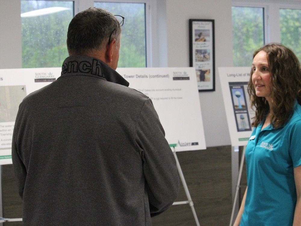 Composite water tower near Glen Walter park preferred | Cornwall ...