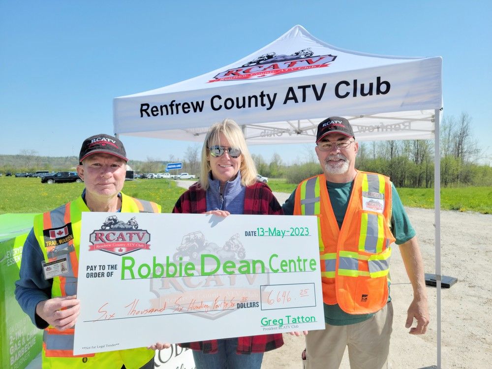 Renfrew County ATV Club charity ride raises $6,646 for Robbie Dean ...