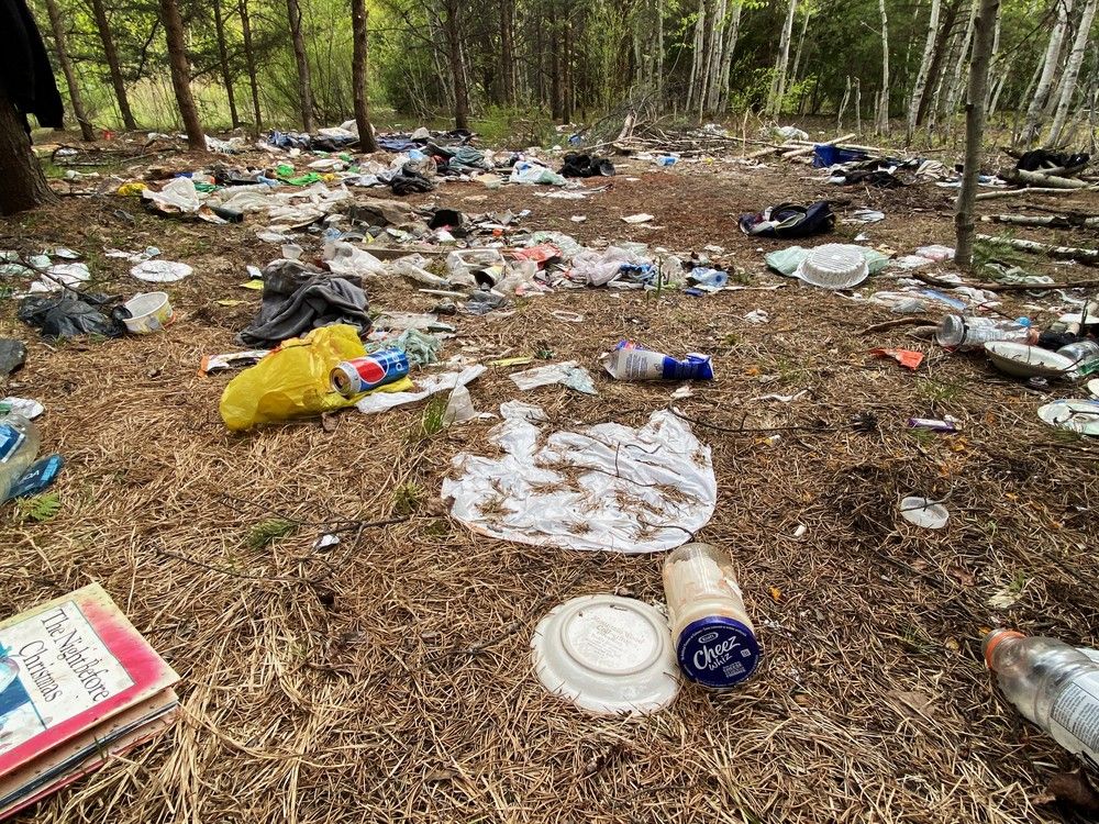 Trash ruins beloved urban green space in the Donovan area | Sudbury Star