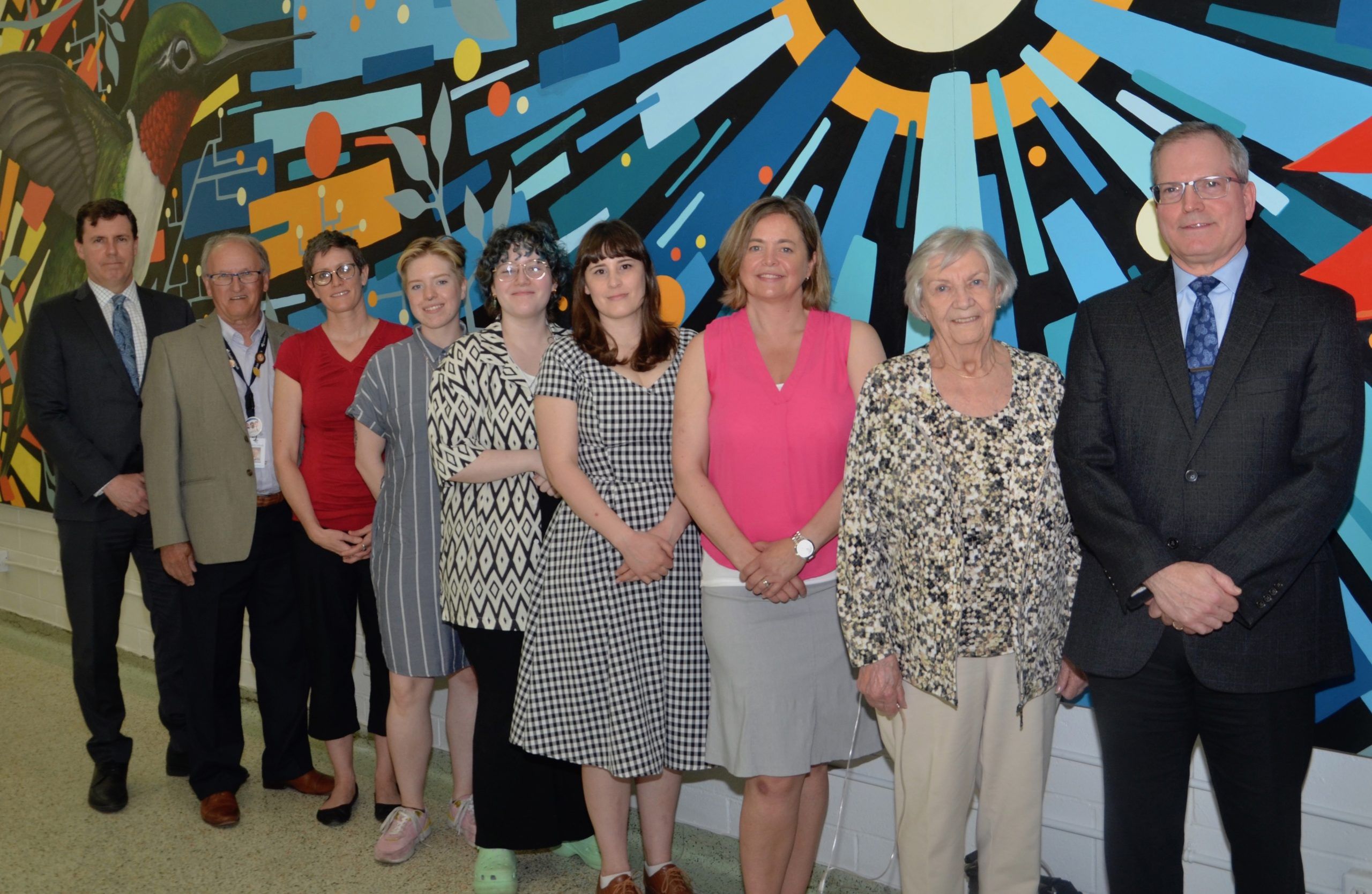 Cambrian students create mural for Lockerby Composite | Northern News