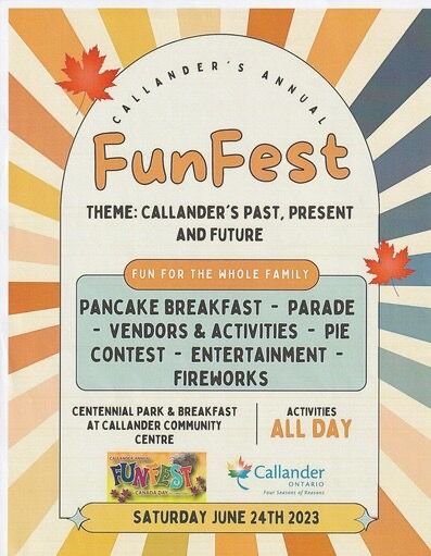 Callander's Funfest takes place Saturday | North Bay Nugget