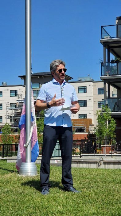 Trans Pride Flag raised to celebrate Pride Month amid rising tensions ...