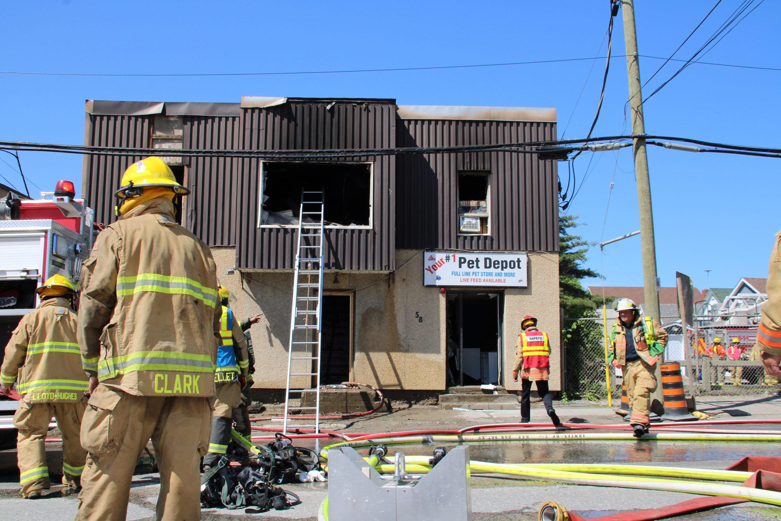 Second storey fire at former steam bath suspicious | The Daily Press