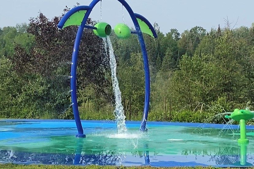 Bonfield cools off with new splash pad | North Bay Nugget