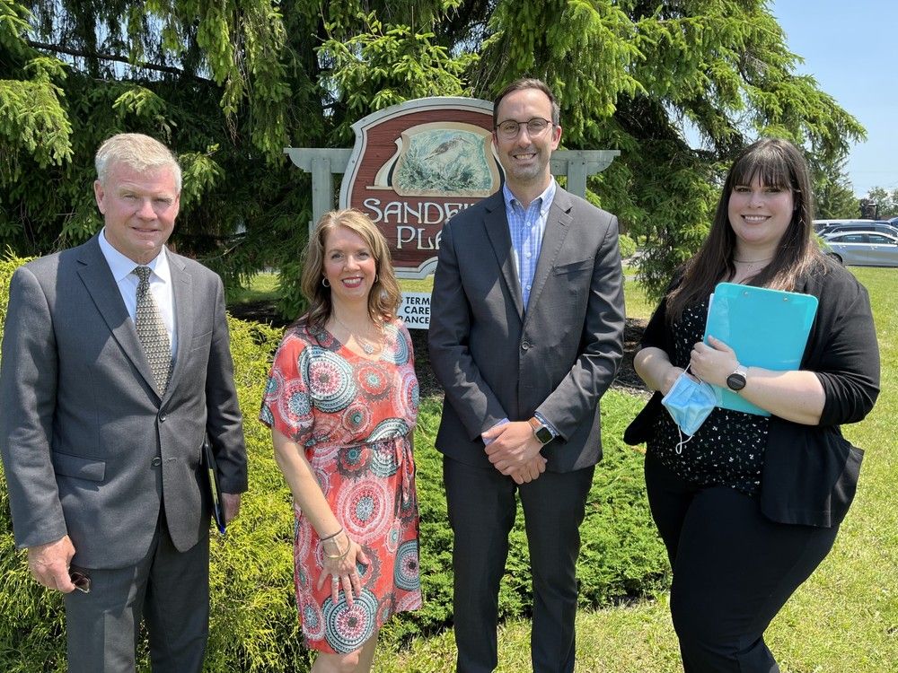 MPP, parliamentary assistant tour Sandfield Place in Cornwall ...