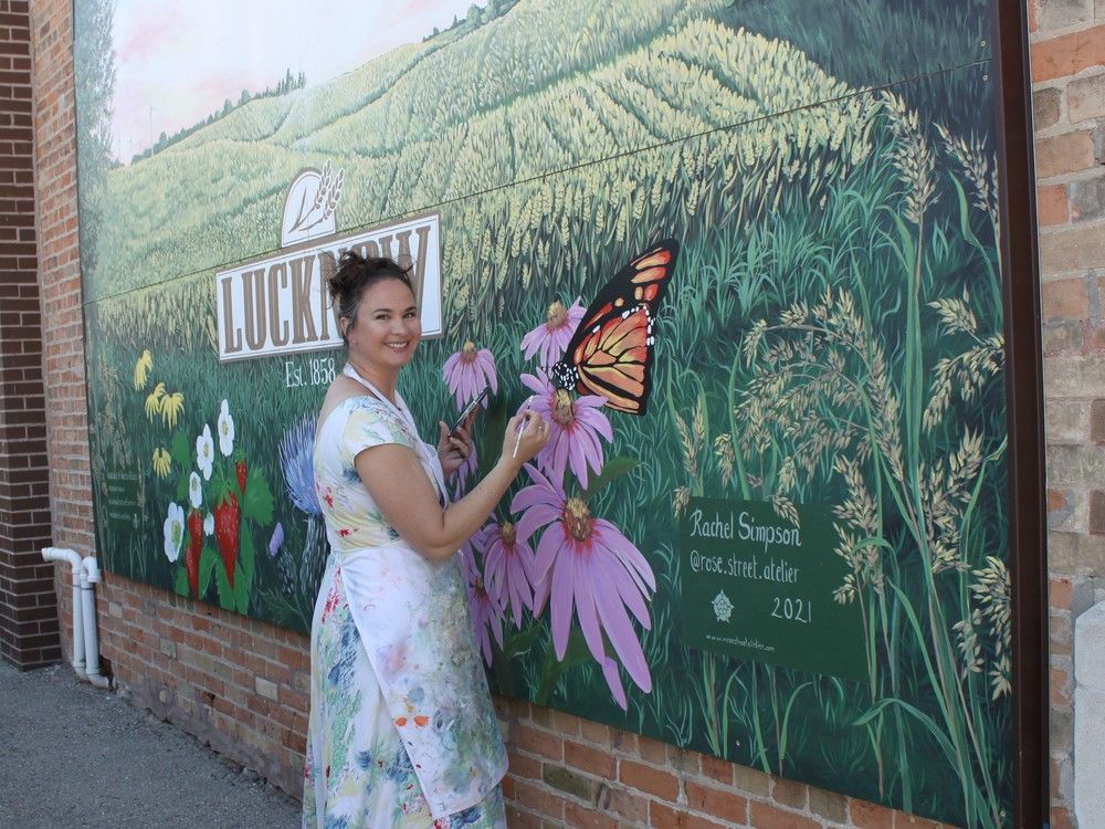 Lucknow artist updates iconic mural | Lucknow Sentinel