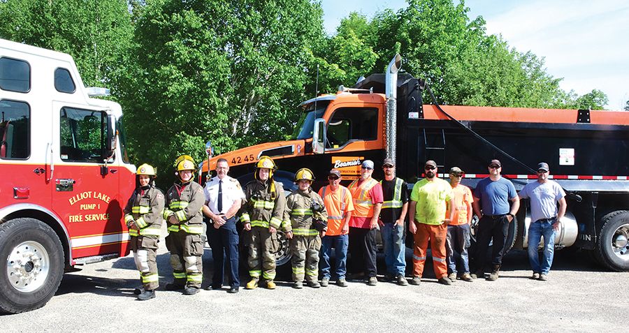 Beamish Construction promotes Green Light program | Elliot Lake Standard