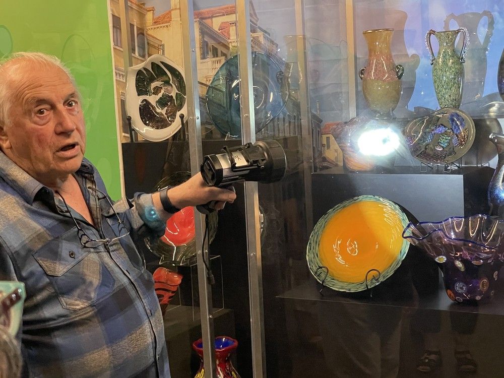 Angelo Rossi exhibit of hand blown glass on now at the Timmins Museum ...