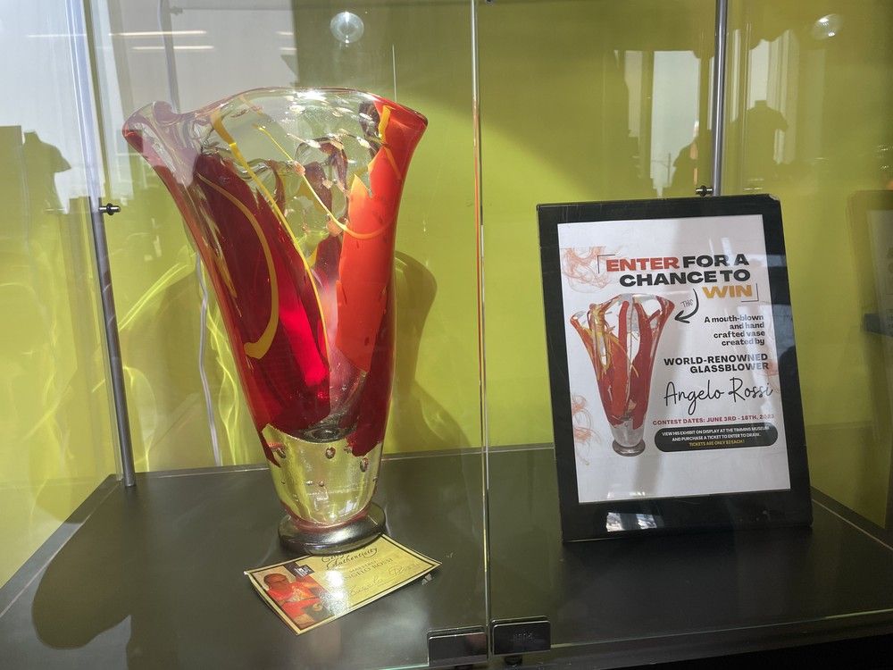Angelo Rossi exhibit of hand blown glass on now at the Timmins Museum ...