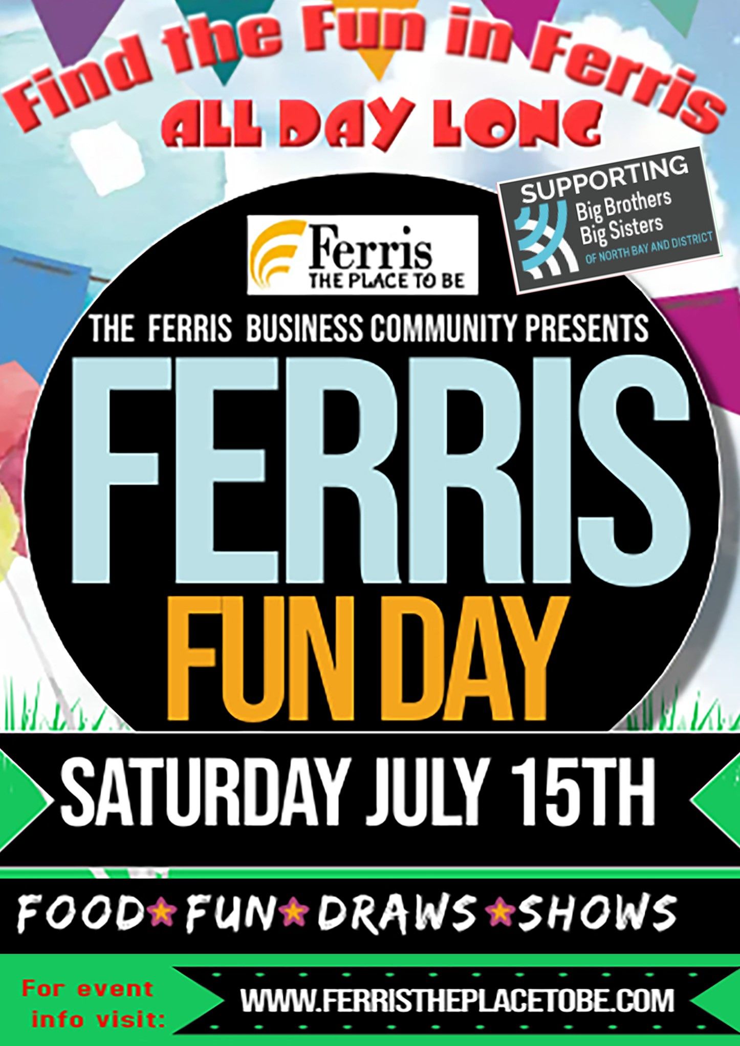 Ferris Fun Day officially announced for July 15th | North Bay Nugget