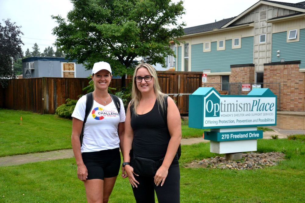 Locals embark on 70 km "mock hike" in support of Optimism Place | The ...