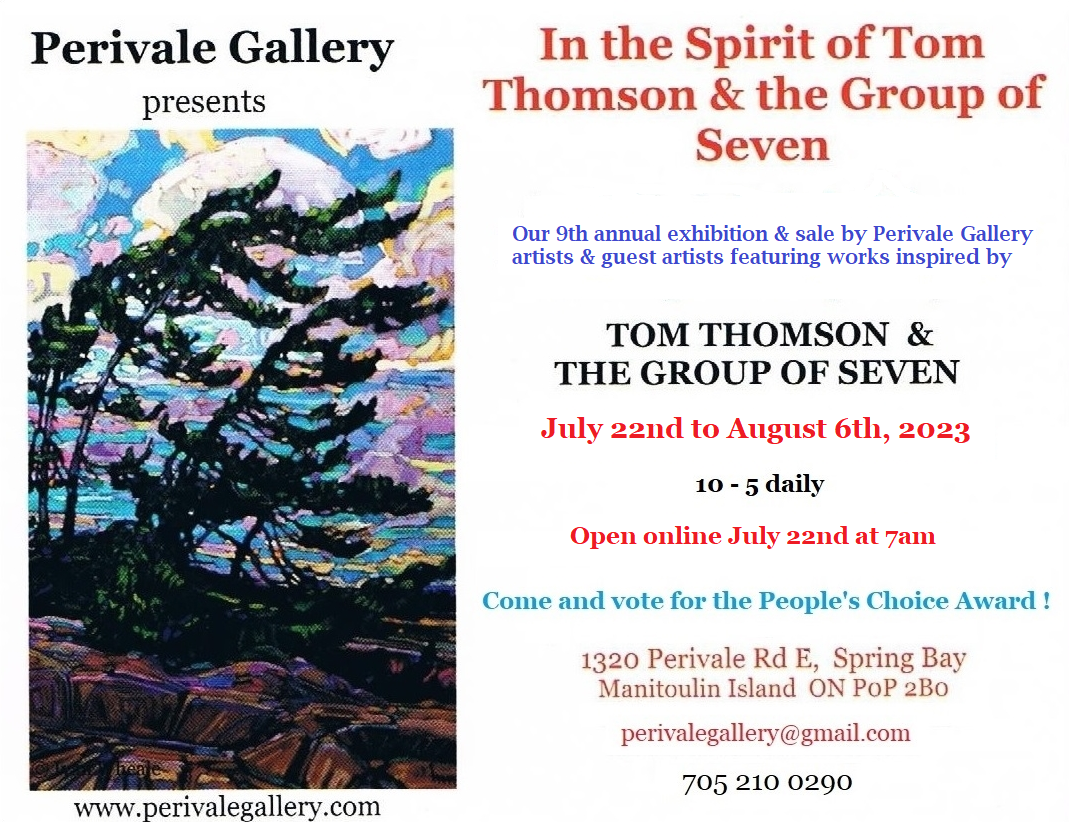 Perivale Gallery to host show inspired by Tom Thomson, Group of Seven ...