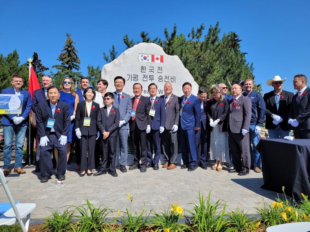 Airdrie unveils Korean War monument | High River Times