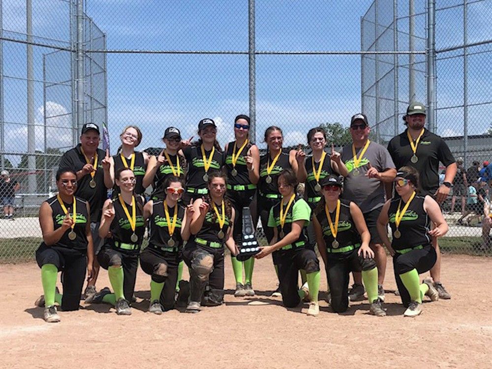 Goderich Seahawks U21 team wins gold at Centennial Girls Fastball ...