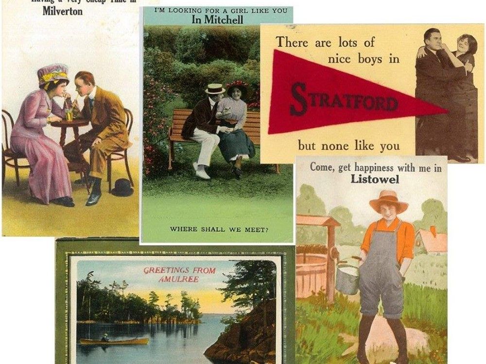 Historical calling cards and postcards in Perth County | The Stratford ...