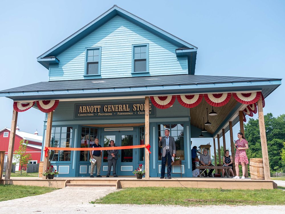 Grey Roots opens historic Arnott General Store at Moreston Heritage ...